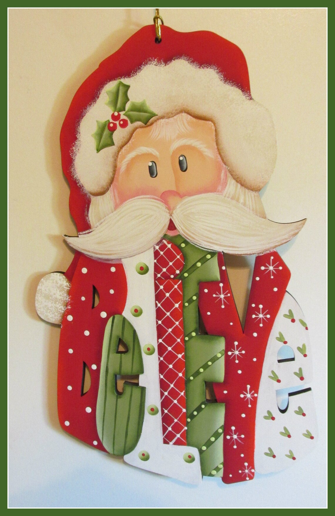Believe Santa Wall Decor, Door Decoration, Christmas, - Etsy