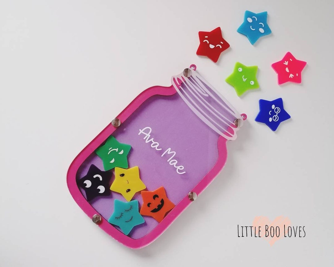 Reward Jar Star Chart Reward System Christmas Gift - Etsy UK