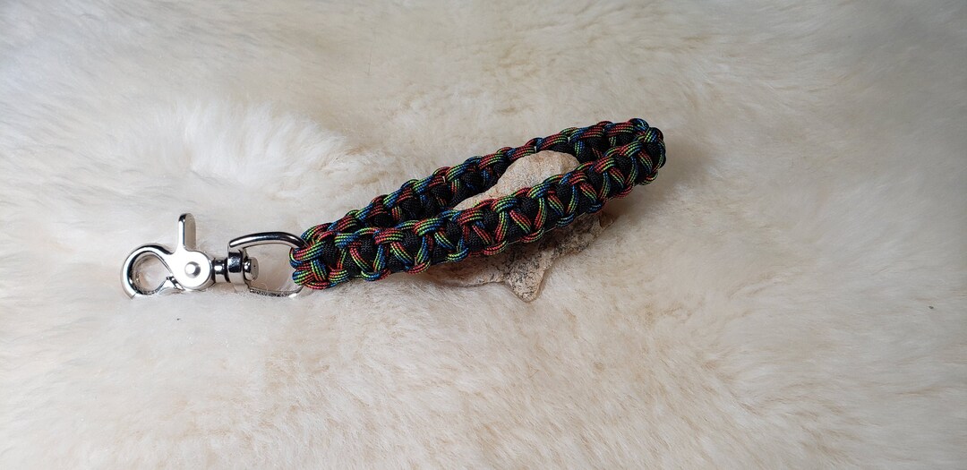 Paracord Wristlet, Custom Keychain, Keychain Wristlet, Wristlet Key ...