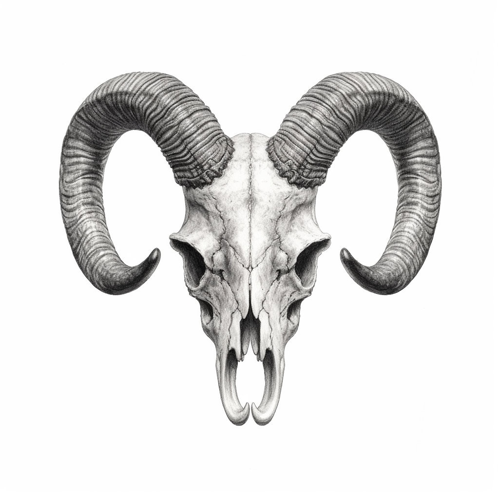 Mountain Sheep Skull
