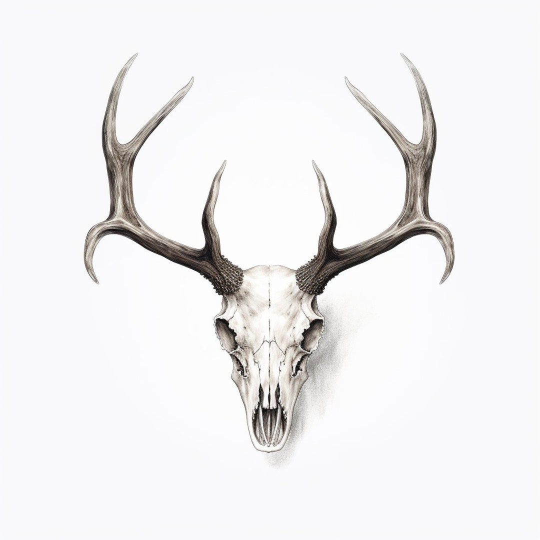 Whitetail Buck Skull - Etsy