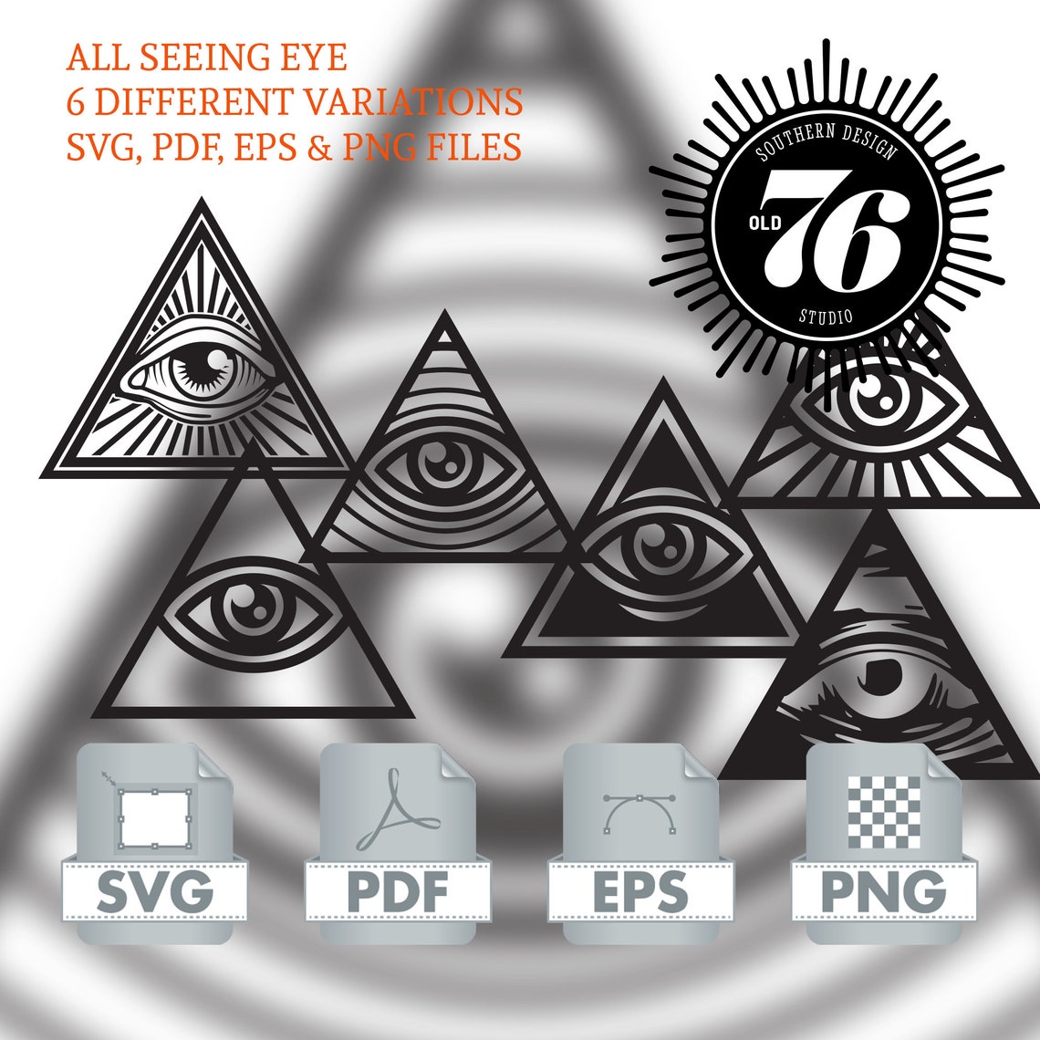 All Seeing Eye Svg Illuminati Svg Secret Society Svg Eps - Etsy