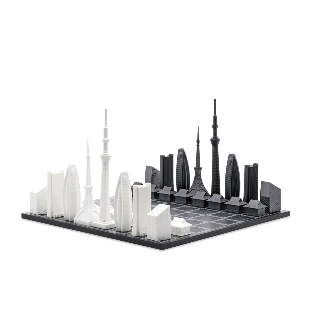 Tokyo Architectural Chess Set - Etsy