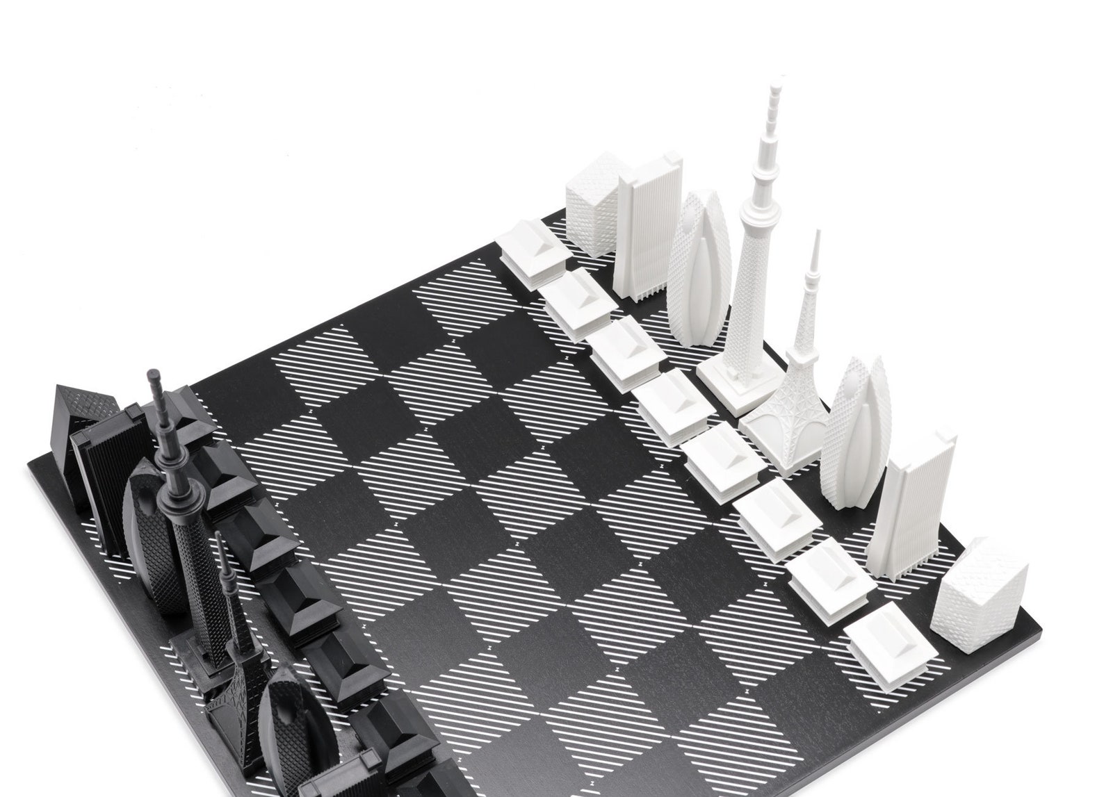 Tokyo Architectural Chess Set - Etsy