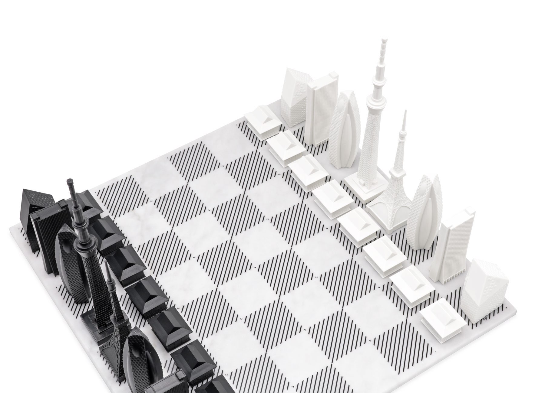 Tokyo Architectural Chess Set - Etsy