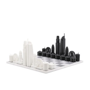 Skyline Chess Los Angeles Architectural Chess Set - Etsy
