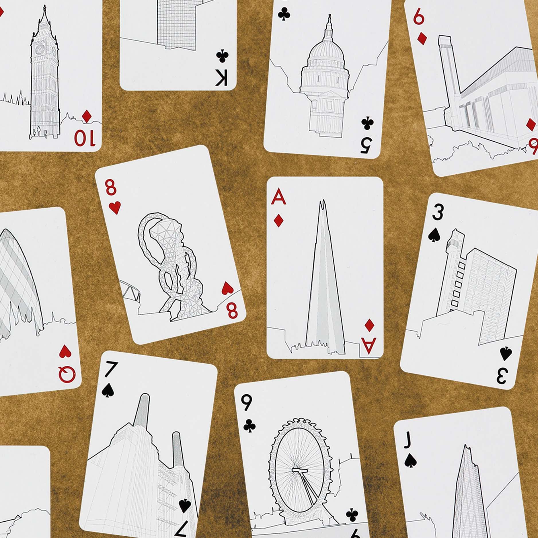 Skyline Chess Playing Cards - Etsy