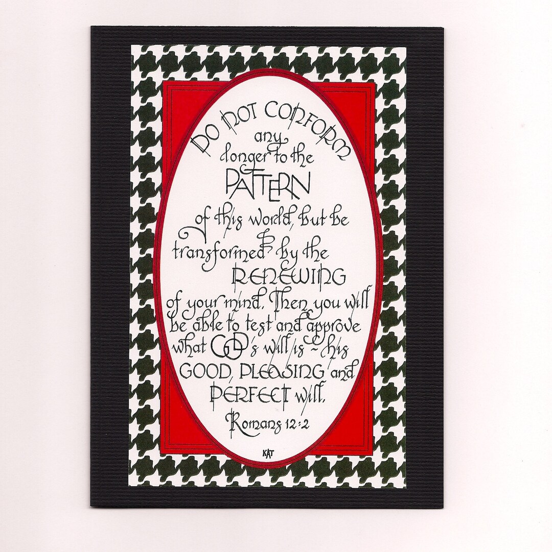 Romans 12:2 - Etsy