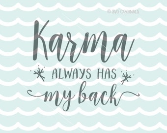 Karma svg | Etsy