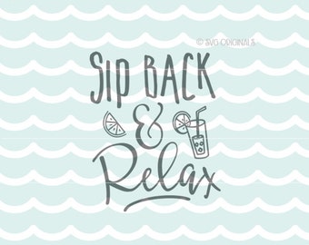 Relax svg | Etsy