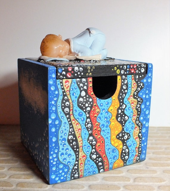 Dream of colorful bubbles keepsake box | Etsy