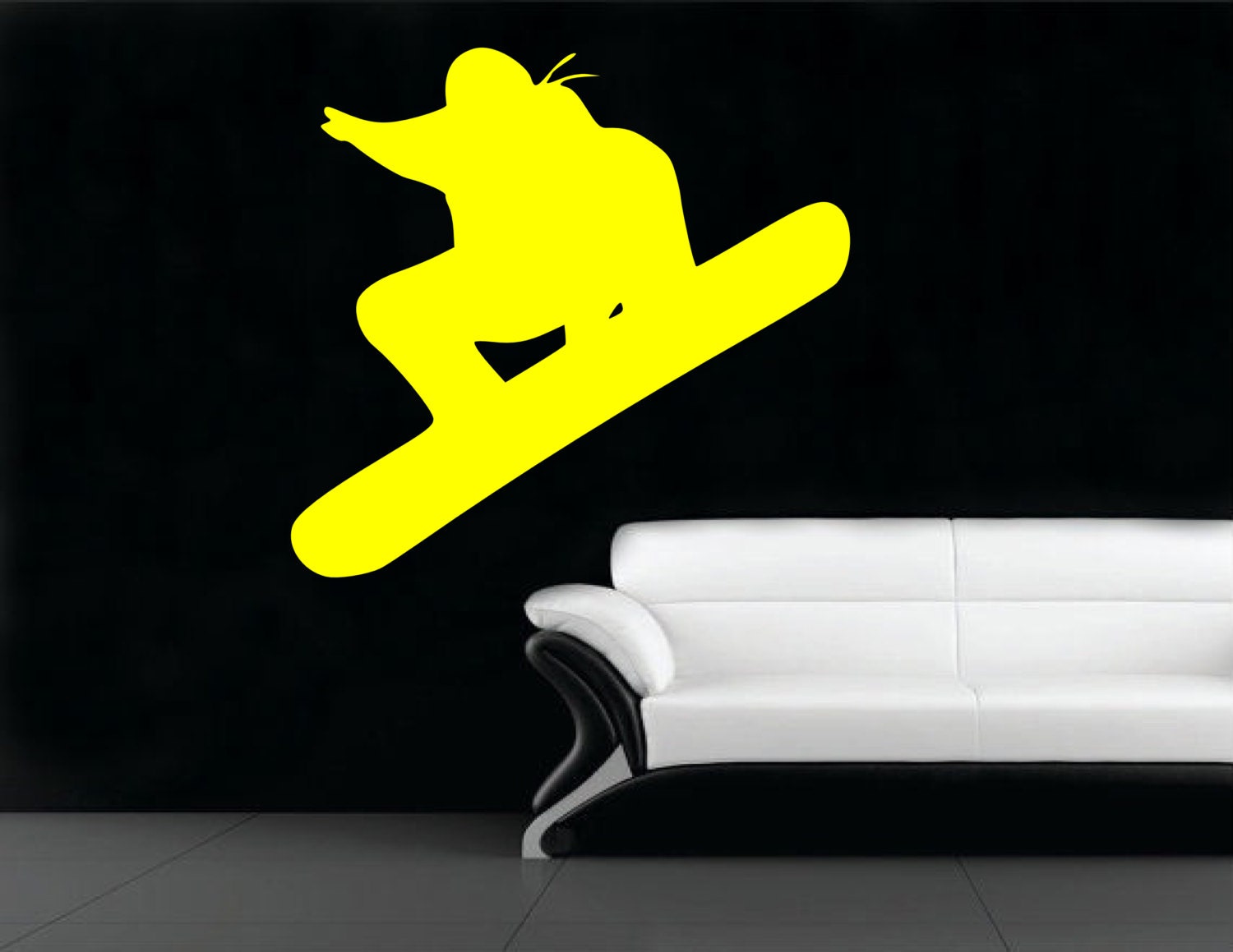 Snowboarder Wall Decal - Snowboarding Decor, Snowboarding Wall Decal ...
