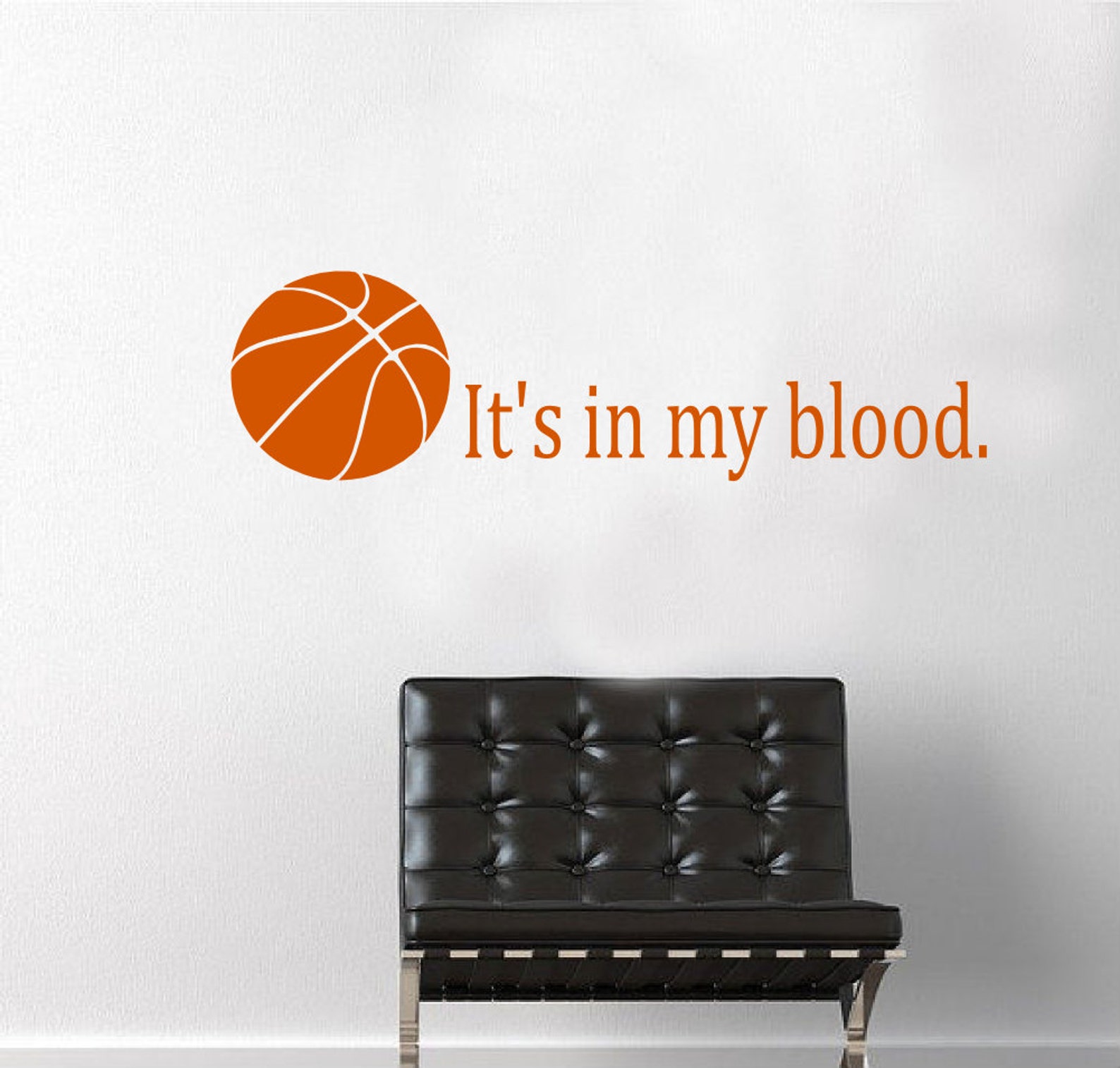 It's in My Blood Basketball Wall Decal - Sports Decals, Basketball ...
