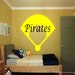 Baseball Field With Custom Name Wall Decal - Custom Sports Decal ...