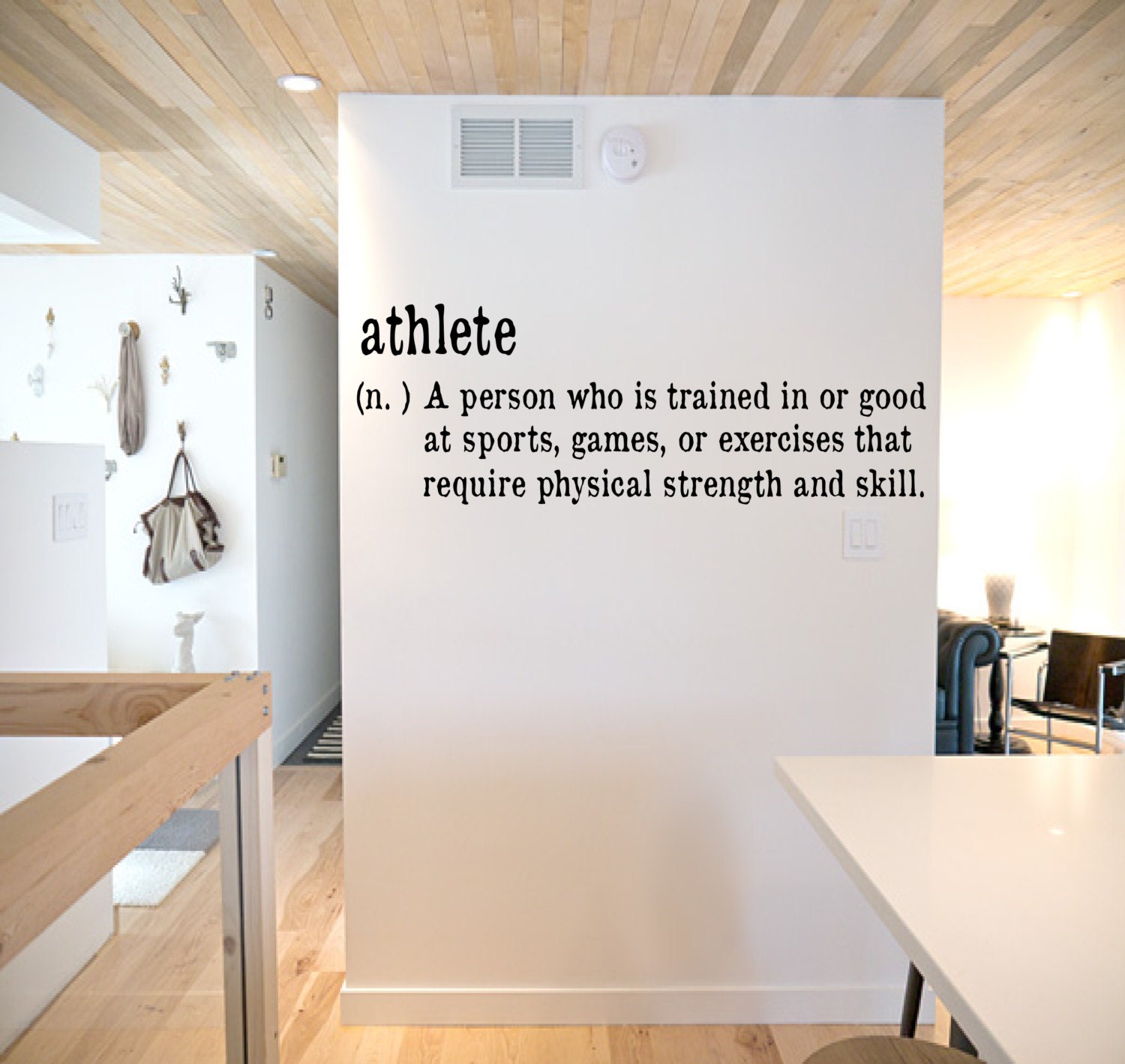 Athlete Definition Wall Decal Sports Wall Decal - Etsy