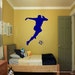 Soccer Player Wall Decal Soccer Decal Soccer Wall Art Futbol Decal ...
