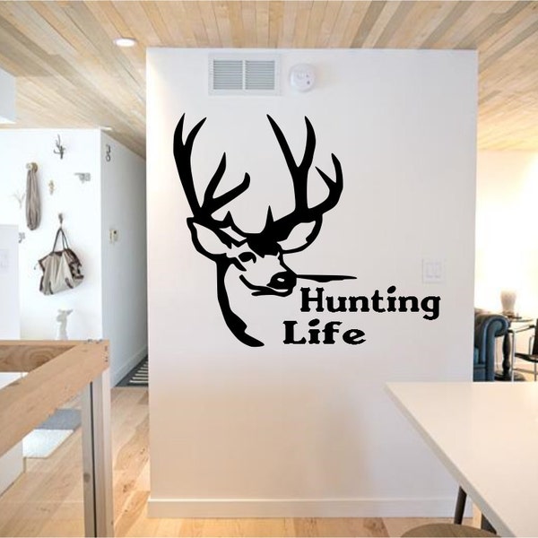Deer Wall Decal - Etsy