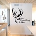 Hunting Life Wall Decal - Deer Hunting Decal, Hunting Decal, Cabin ...