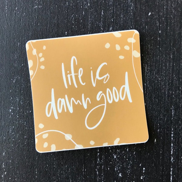 Life is Good Car Decal - Etsy