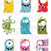 Digital Downloadable Monster Match Game - Etsy