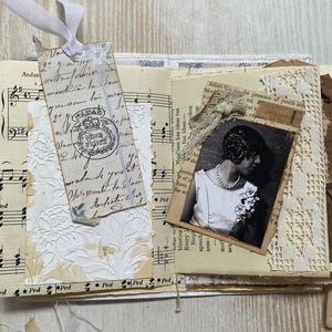 Ephemera Filled Mixed Media Junk Journal Etsy