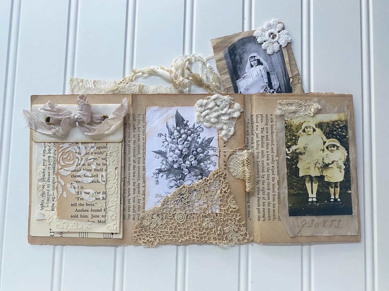 Shabby Mini Junk Journal, Handmade, Ephemera, Scrap Journal - Etsy