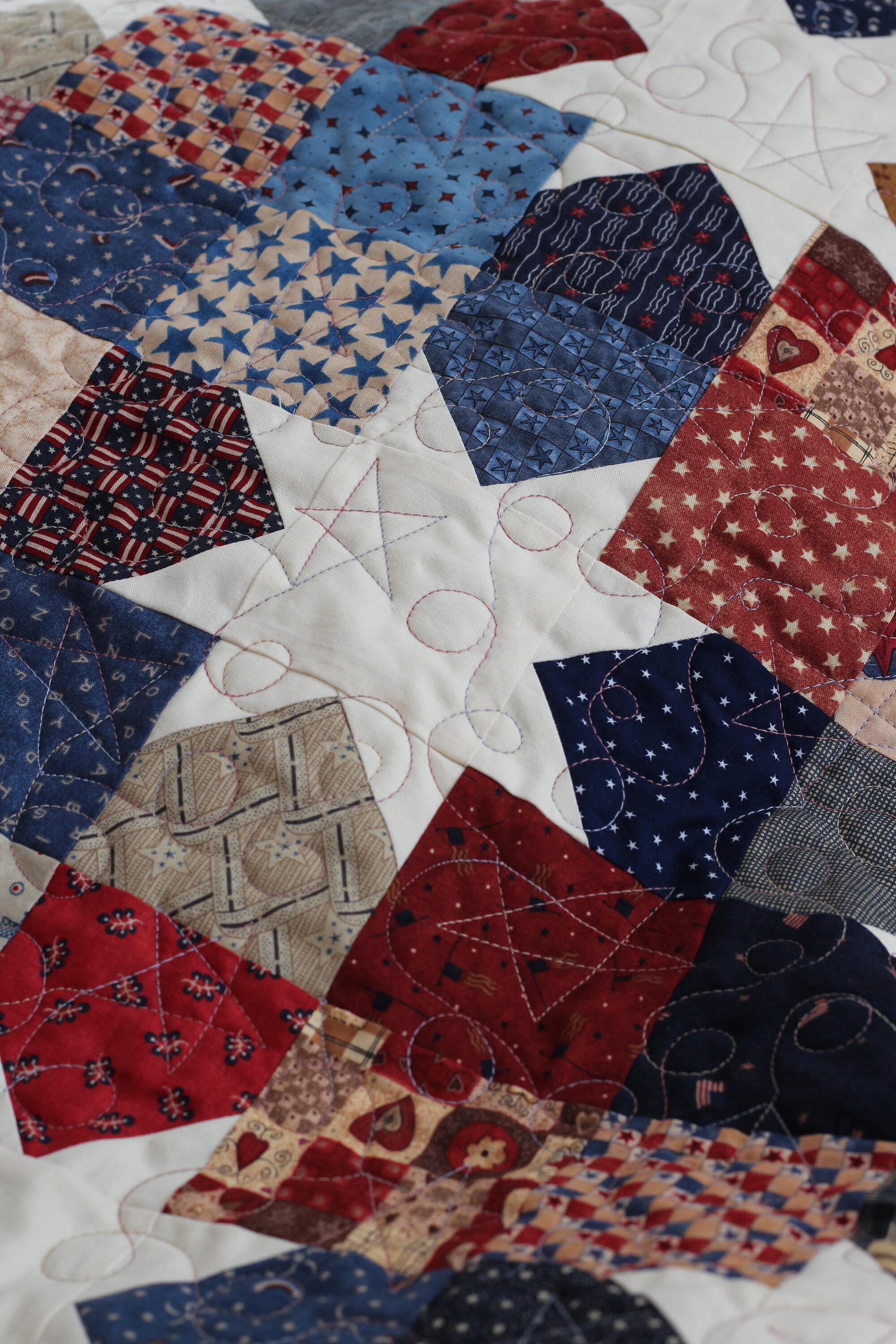 Country Star Baby Quilt - Etsy