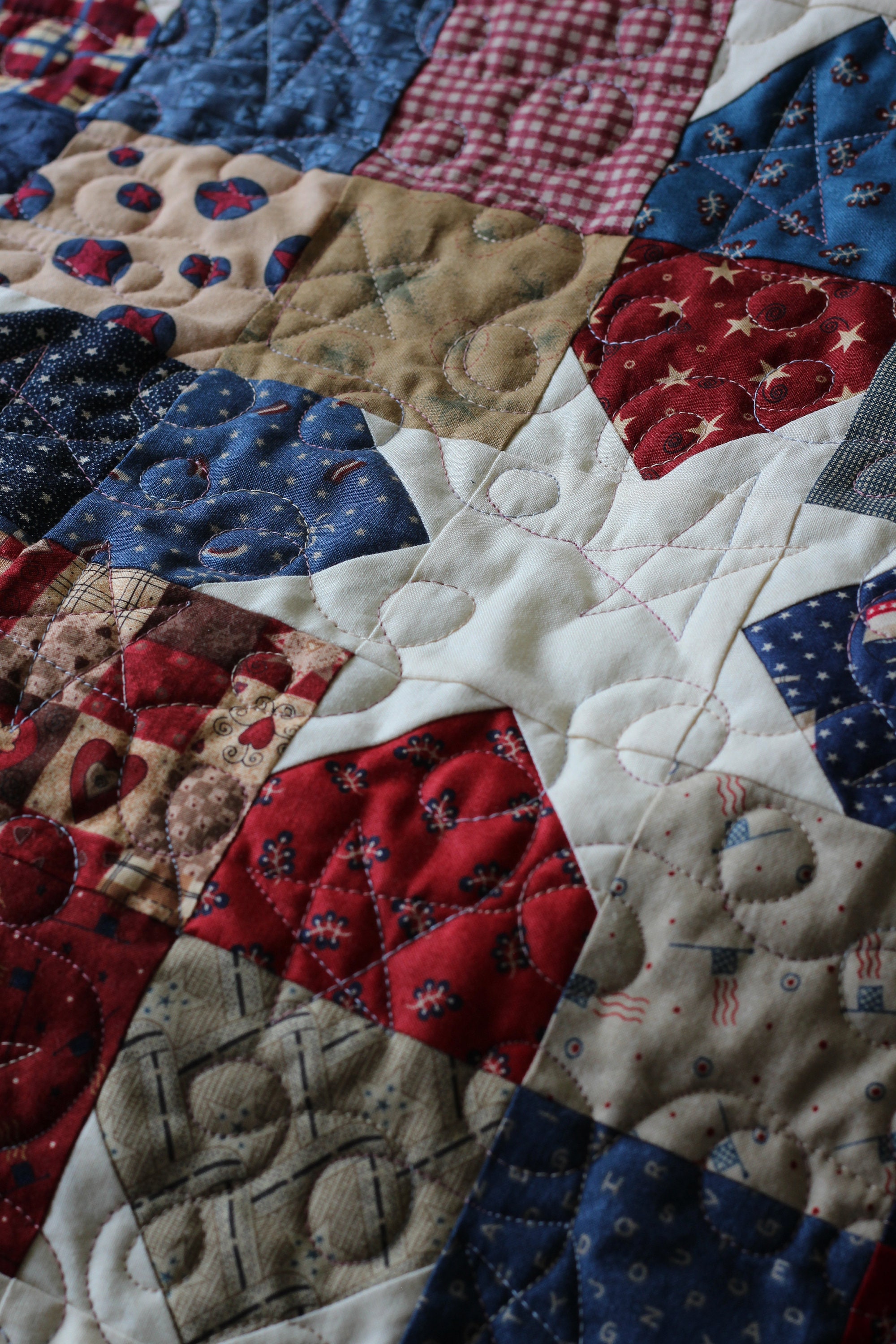 Country Star Baby Quilt - Etsy