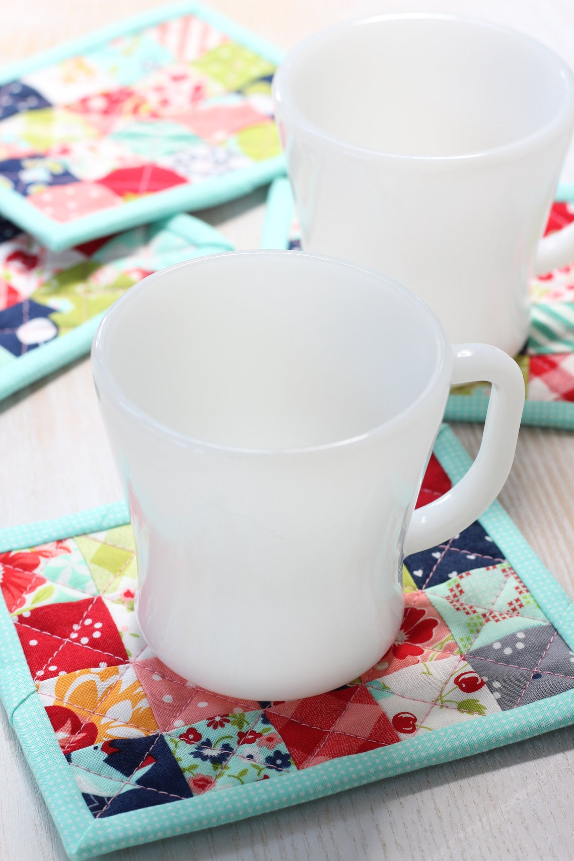 Square Pattern Coaster - Etsy