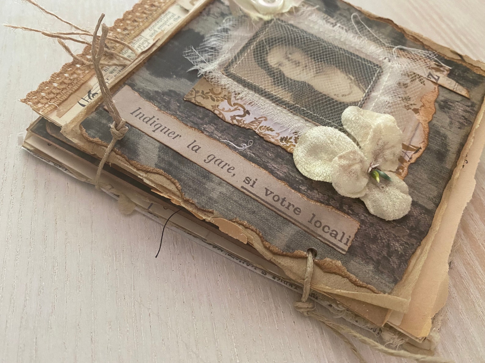 Vintage Photo/mixed Media Junk Journal - Etsy