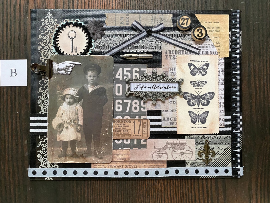 Mixed Media Collage (B) - Etsy