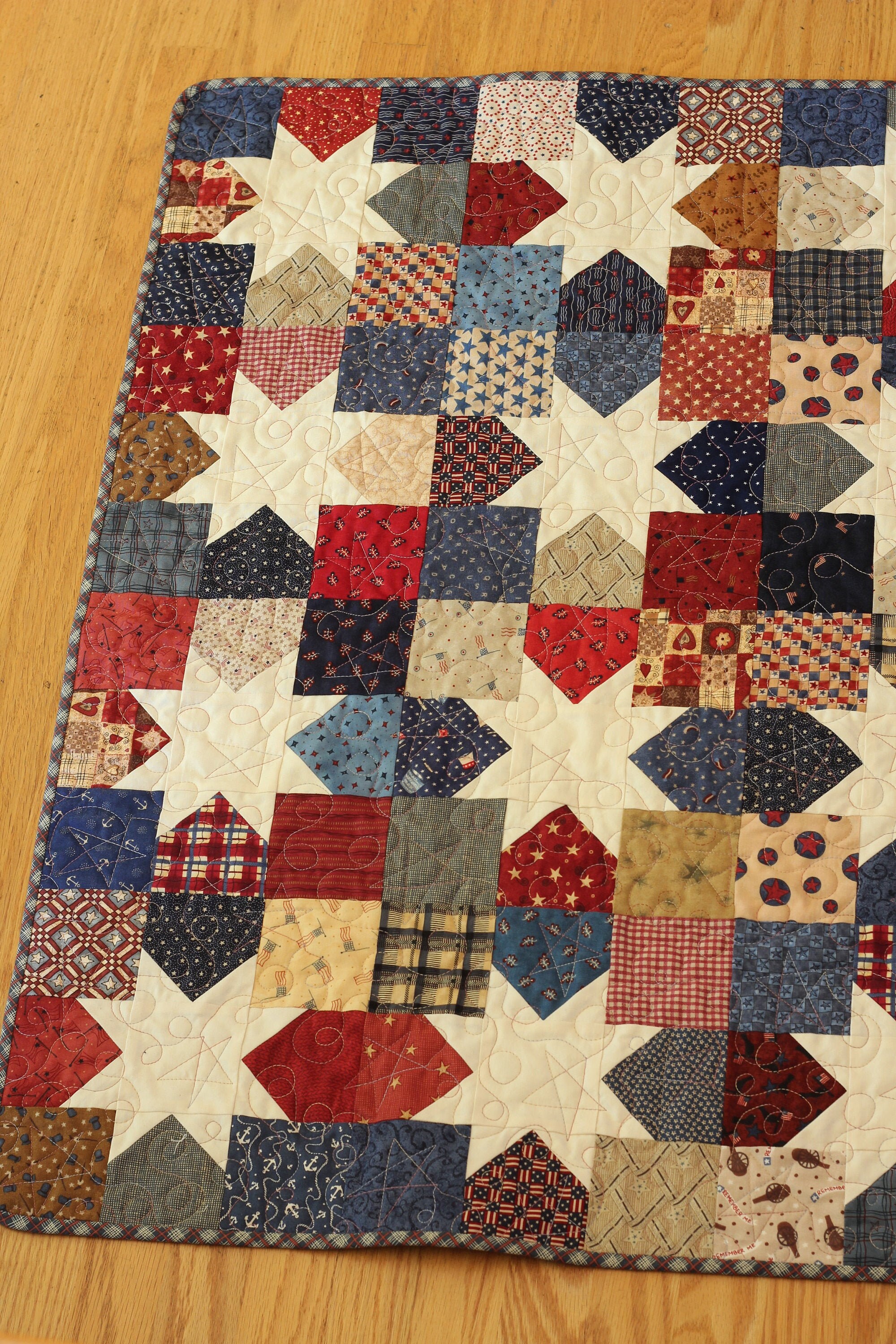 Country Star Baby Quilt - Etsy