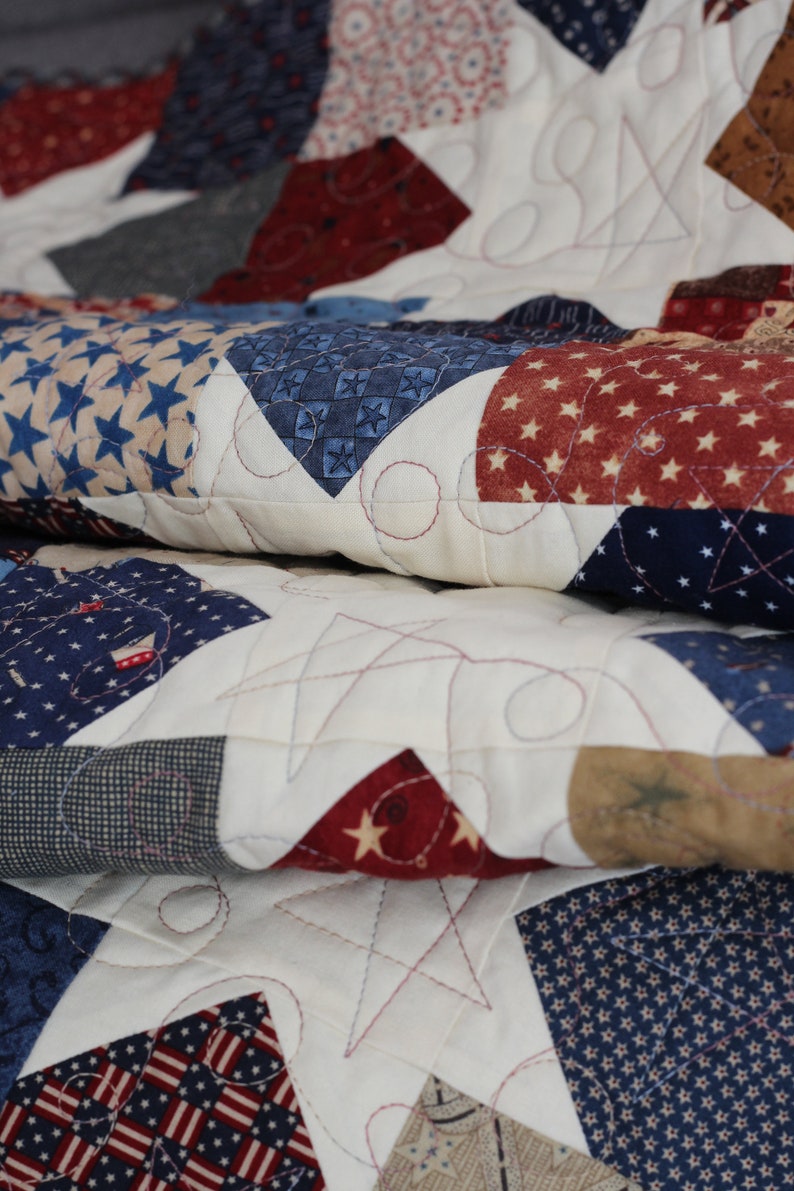 Country Star Baby Quilt - Etsy