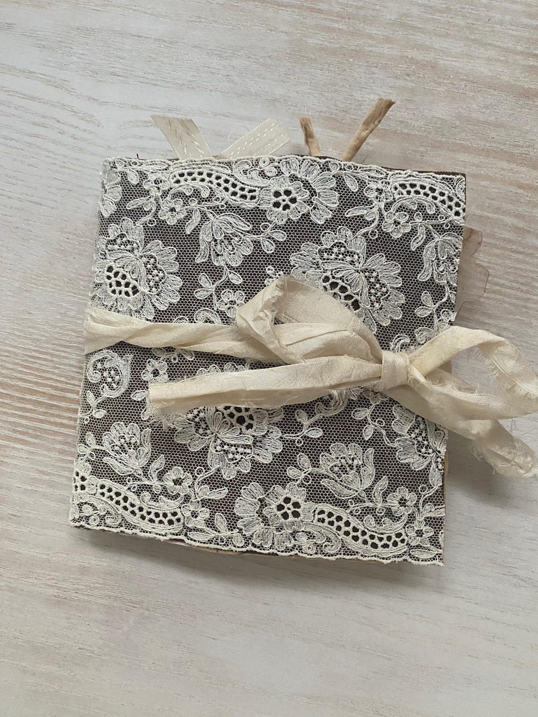 Handmade Lace Cover Junk Journal - Etsy