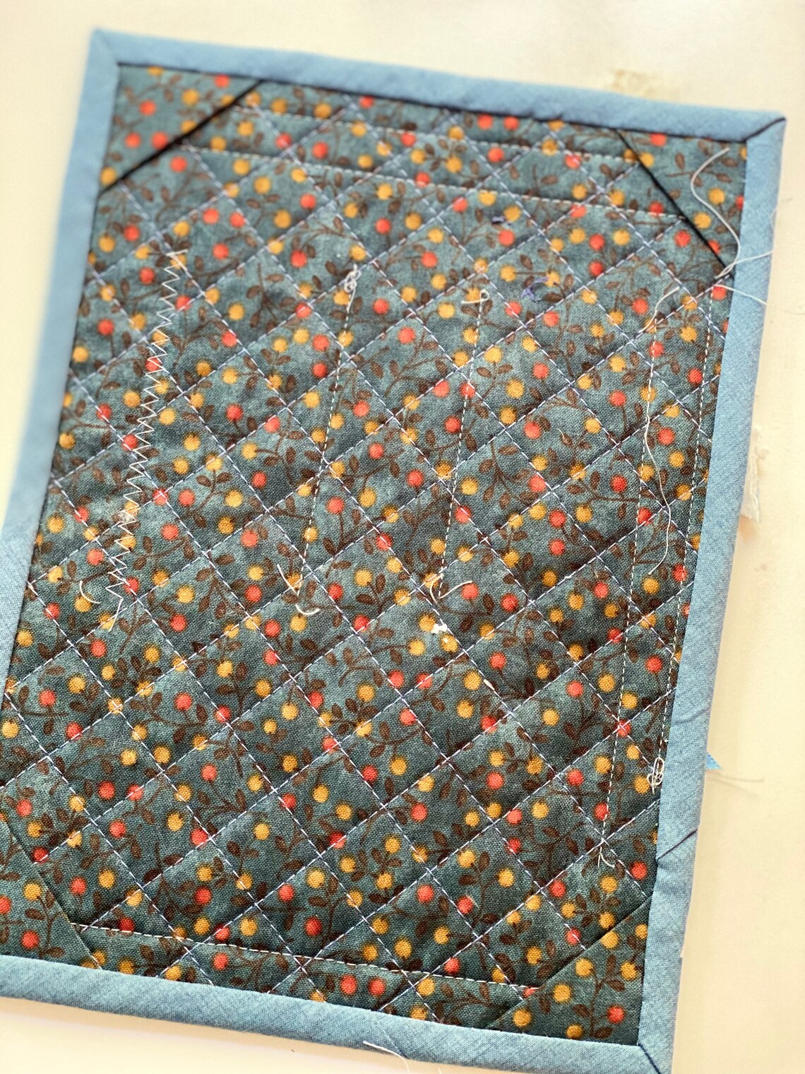 French General Blue College Quilt - Etsy