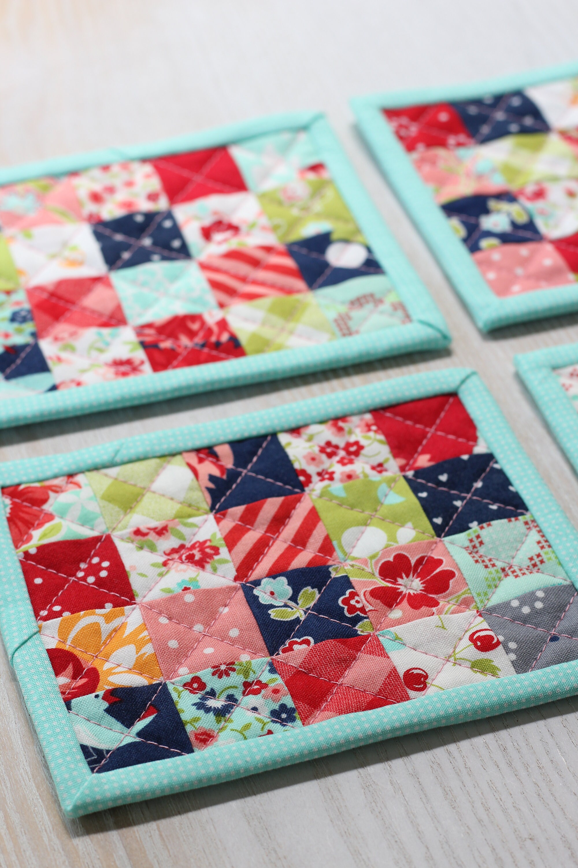 Square Pattern Coaster - Etsy