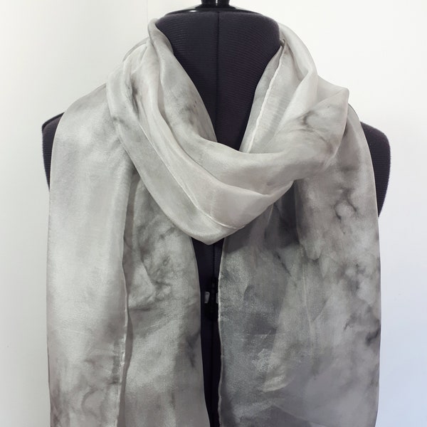 Grey Scarf - Etsy
