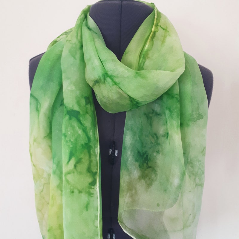 Chartreuse Scarf - Etsy