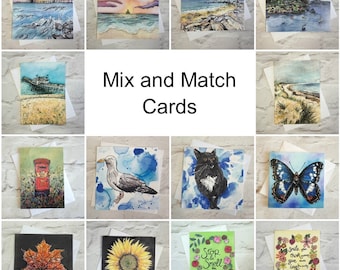 Mix and Match Cards - Etsy