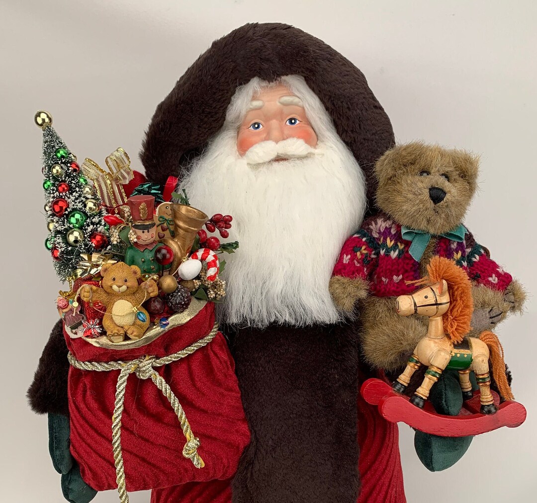 Bougie Santa, Christmas, Santa Claus, Handmade Santa Claus Dianes ...