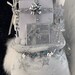 Handmade Santa Doll, White and Silver Santa Claus, Santa Claus, Santa ...