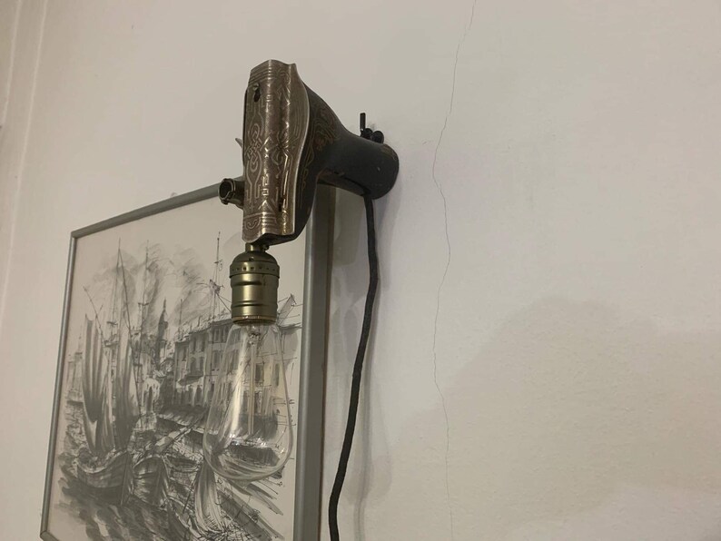Antique Sewing Machine Lamp Vintage Sewing Machine Lighting Steampunk ...