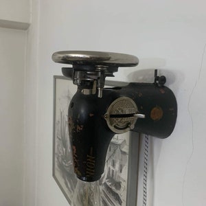 Antique Sewing Machine Lamp Vintage Sewing Machine Lighting Steampunk ...