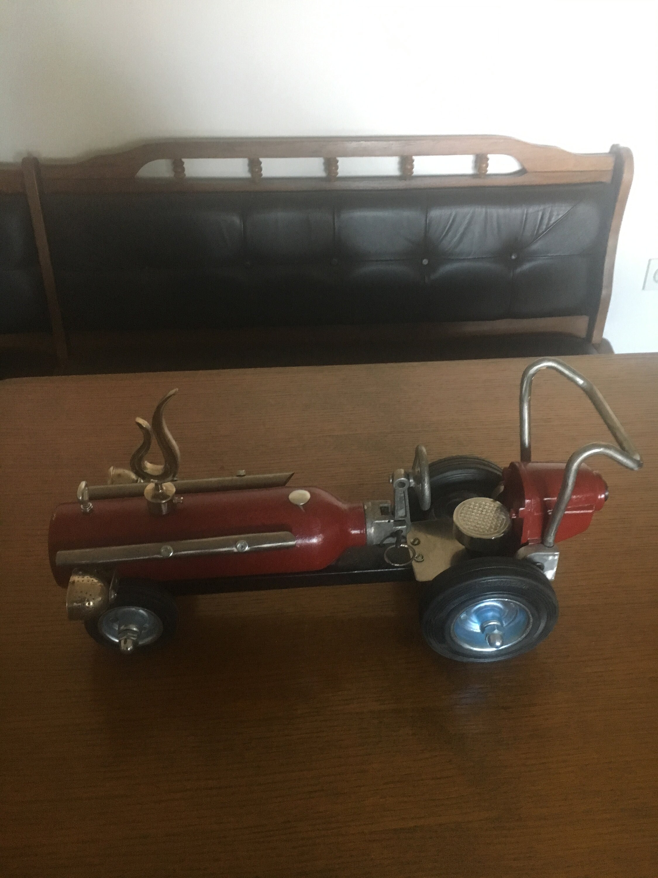 Hot Rod Machine Metal Art Car Man Cave Decor Scrap Metal Art Metal ...