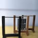 Menu Stand Wooden Double Post Menu Holder Flip Menu Organizer Menu ...