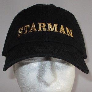 Custom Embroidered Hats / Caps, STARMAN Cap - Etsy