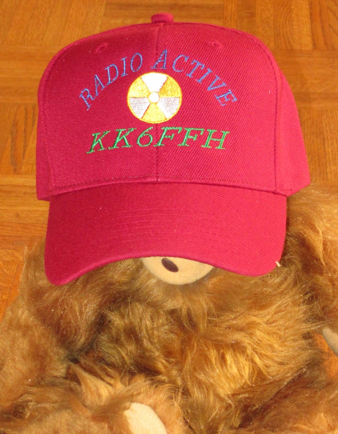 Custom Embroidered Hats / Caps, "ham RADIO Hat" With Radio Active and ...