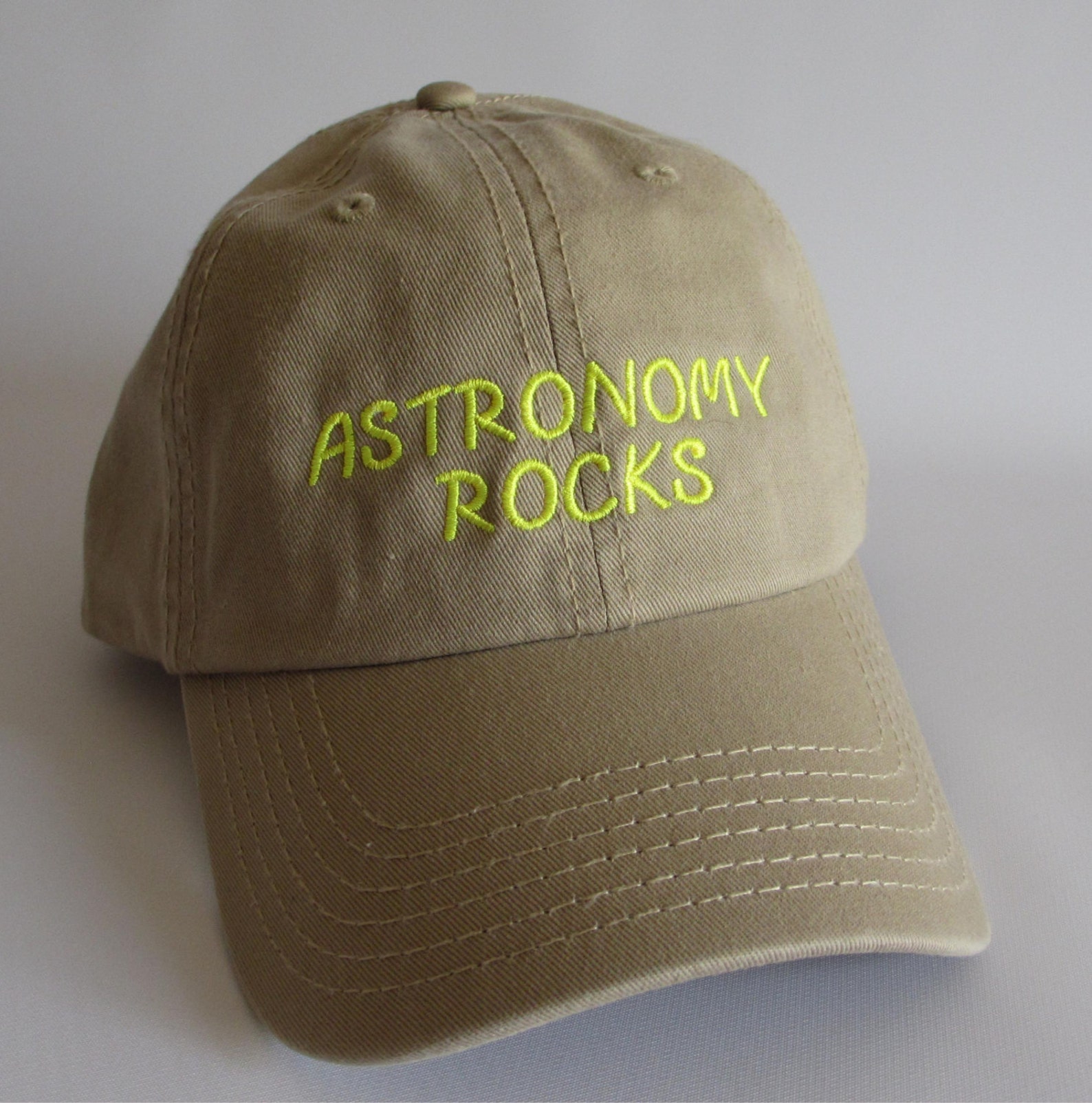 Custom Embroidered Hats / Caps, Astronomy Rocks Cap - Etsy