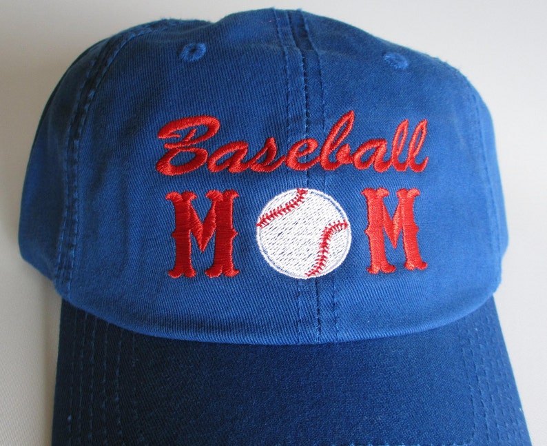 Custom embroidered hats / caps Baseball MOM | Etsy