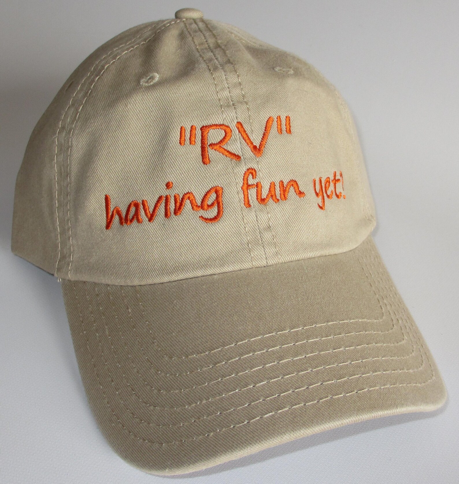 Custom Embroidered Hats / Caps rv Having Fun Yet - Etsy